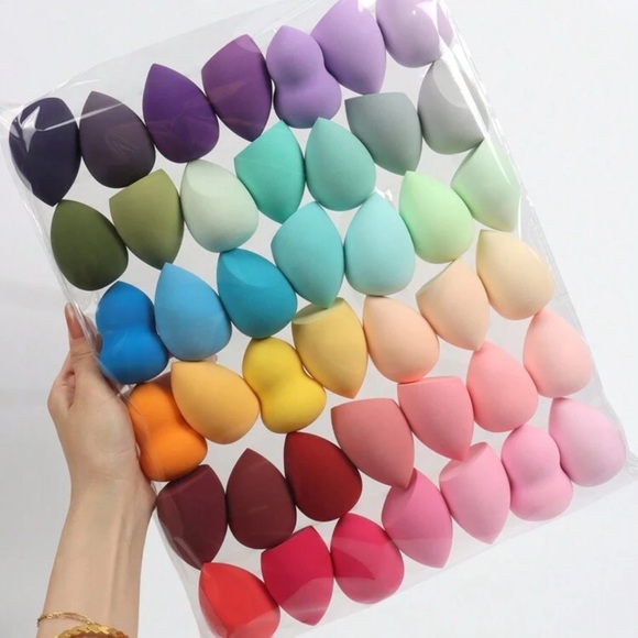 Makeup | 2 Colorful Makeup Foundation Sponge Set | Poshmark
